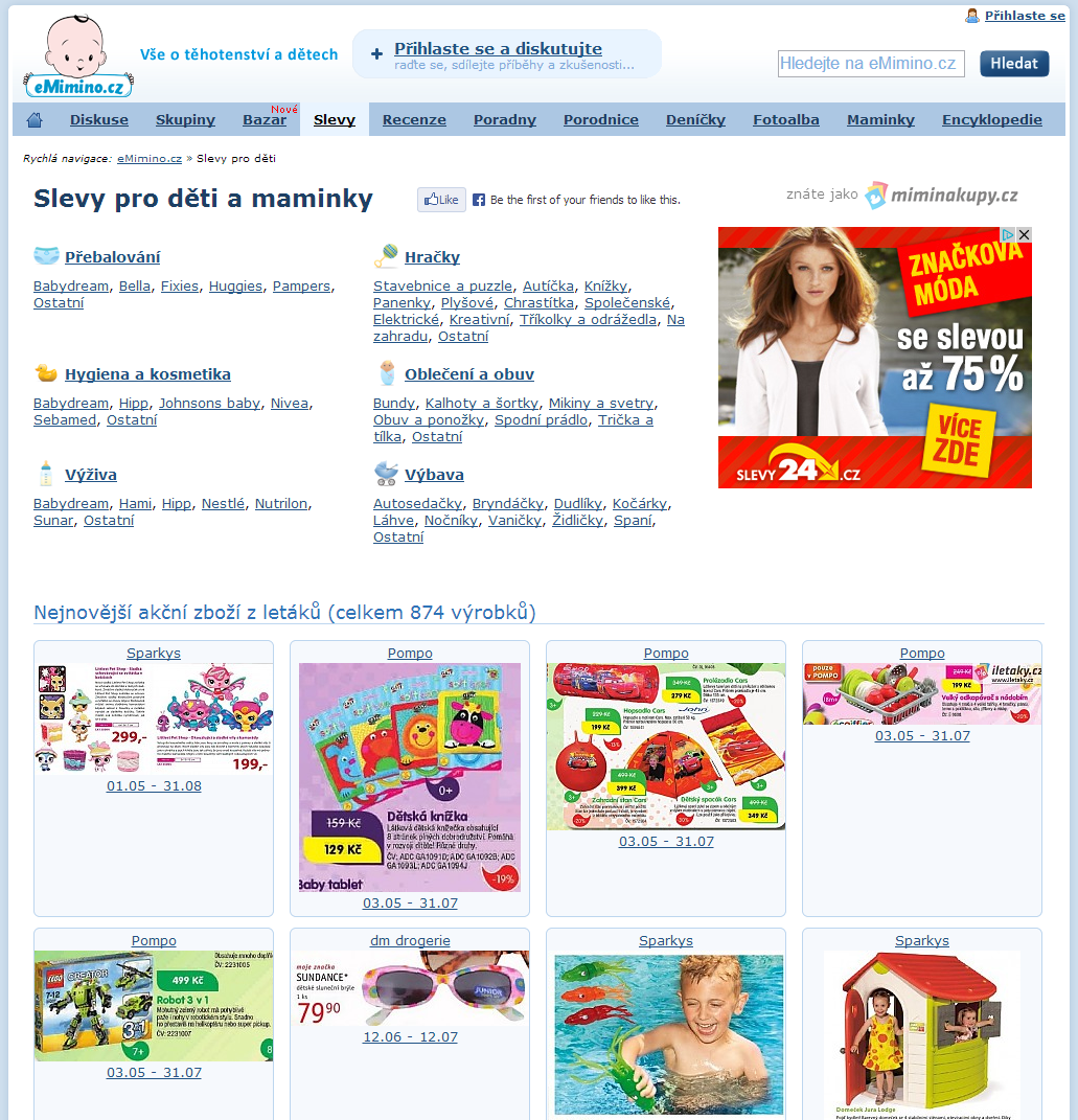 Slevový leták - Terno České Budějovice, Třeboň, Trhové sviny, Bechyně ...